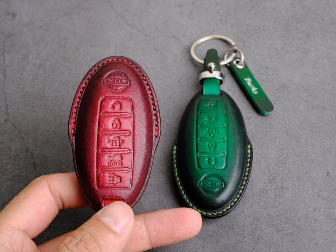 Cover 2021 2022 Nissan Altima Key Fob, Handcraft Leather Key Case for ...