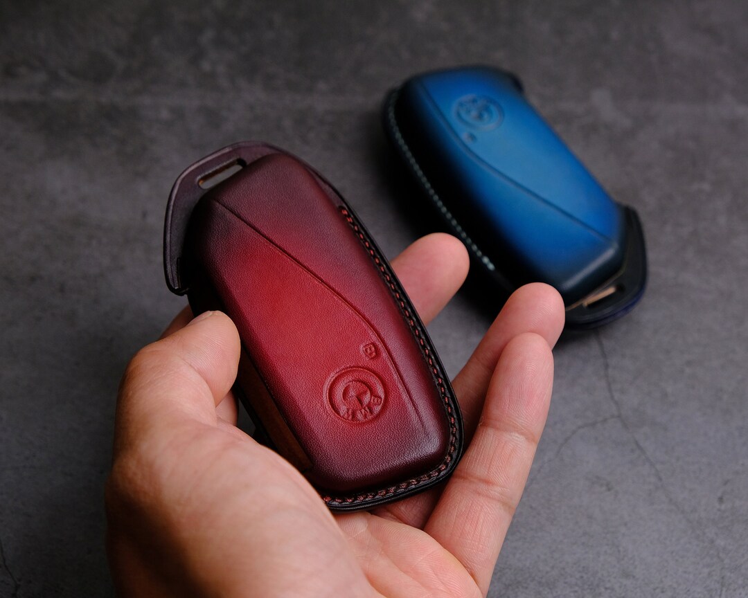 2023 BMW X7 Key Fob Cover, Handcraft Leather Key Case for BMW X7 I7 XI ...