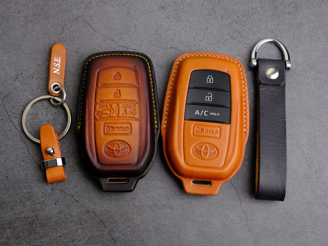 Cover for Toyota Bz4x 2023 2024 Key Fob, Handcrafted Leather for Toyota ...