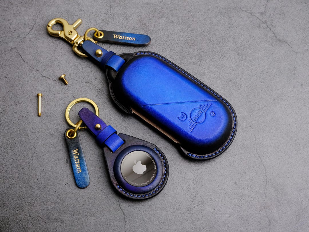 2025 2024 Mini Key Fob Cover, Leather Key Case for Mini One S Clubman ...