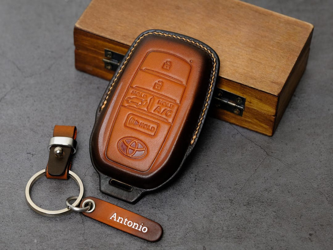 2026 2025 2024 Toyota RAV4 Key Fob Cover, Leather Key Case for Toyota ...