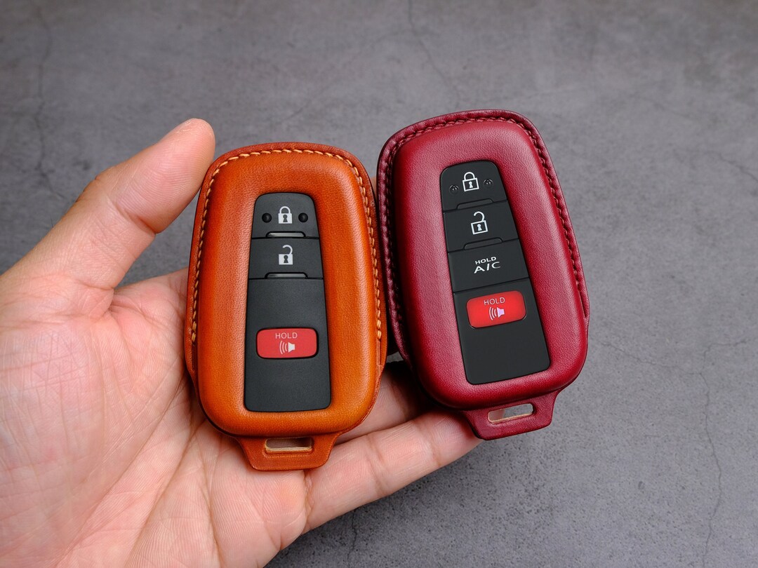 Toyota Prius Key Fob Cover (3 4 Buttons) - Leather Key Case for Toyota ...