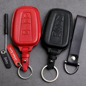 2024 2023 2022 Toyota RAV4 TRD Pro Key Fob Cover, Leather Key Case for ...