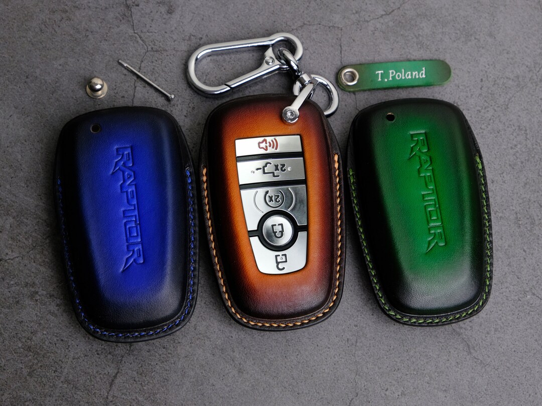 Cover for Ford Raptor Key Fob, Handcrafted Leather for Ford Super Duty ...