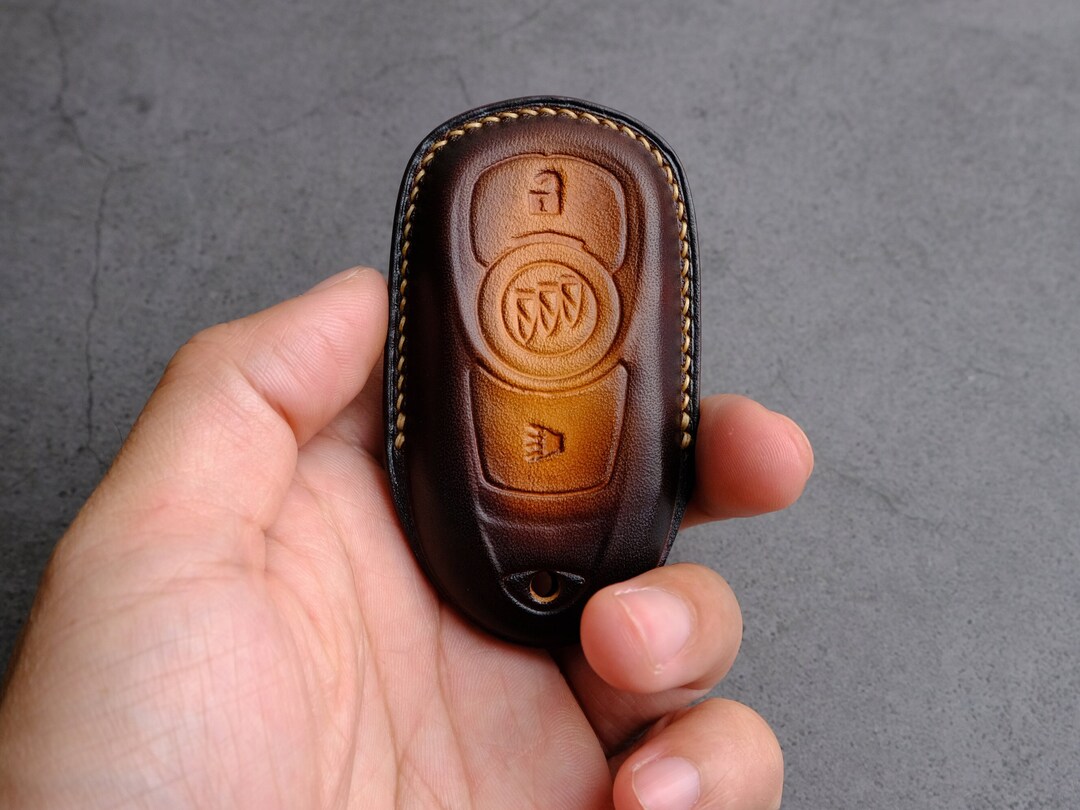 Buick Encore Key Fob Cover, Handcraft Leather for Buick Regal Lacrosse ...
