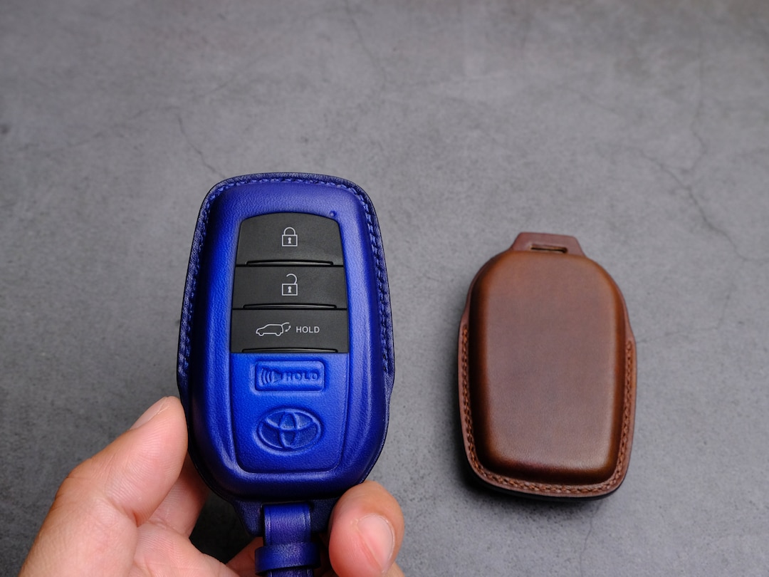 2023 2024 Toyota Corolla Cross Key Fob Cover, Personalized Leather Key ...