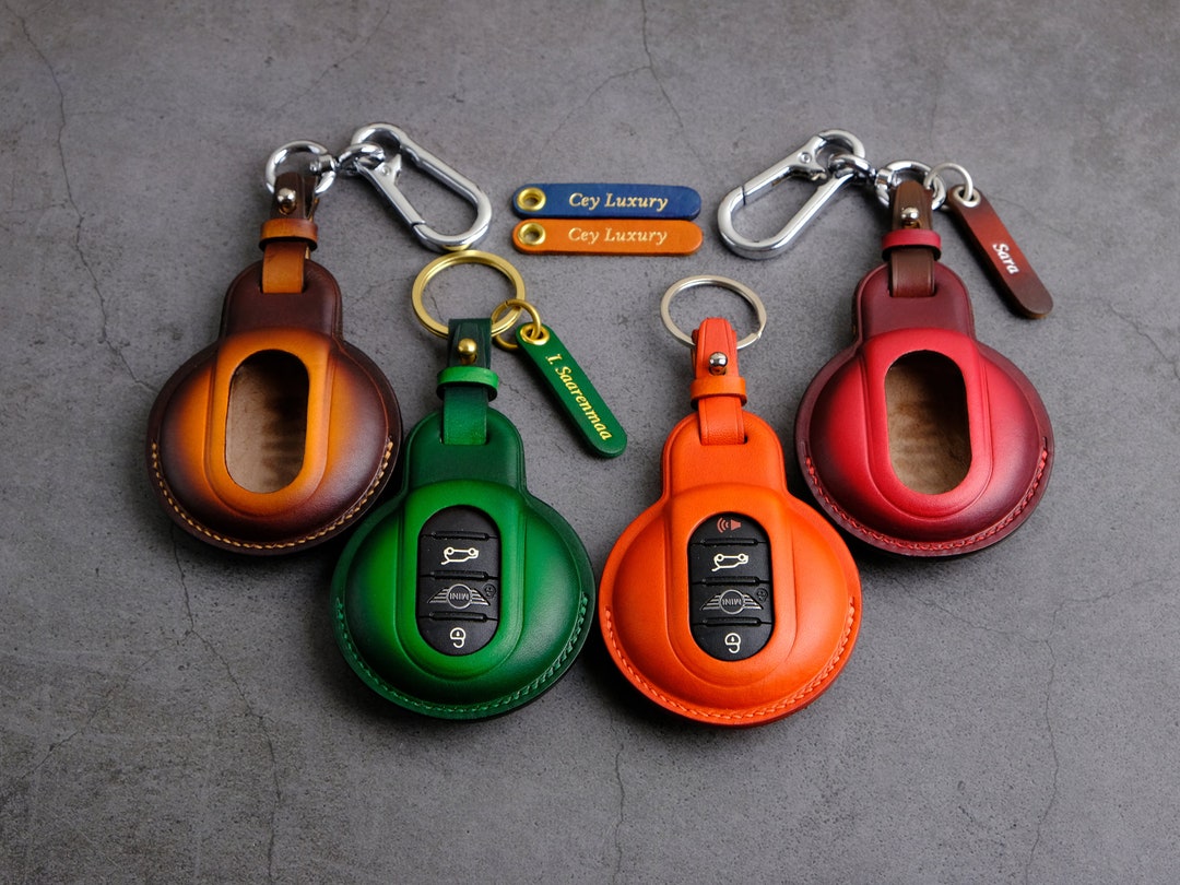 2024 Mini Convertible Key Cover-leather Key Case for Mini Cooper S/ One ...