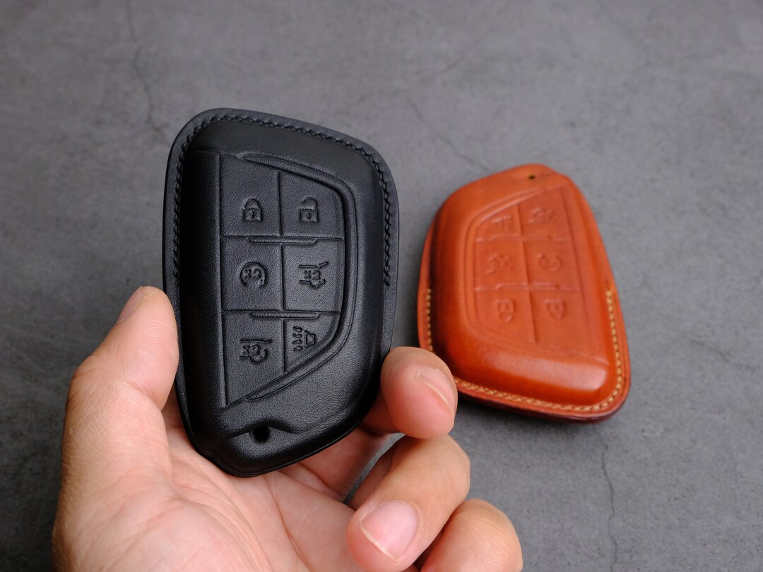 Cover Cadillac Key Fob, Handcrafted Leather for Cadilac Escalade Lyriq ...