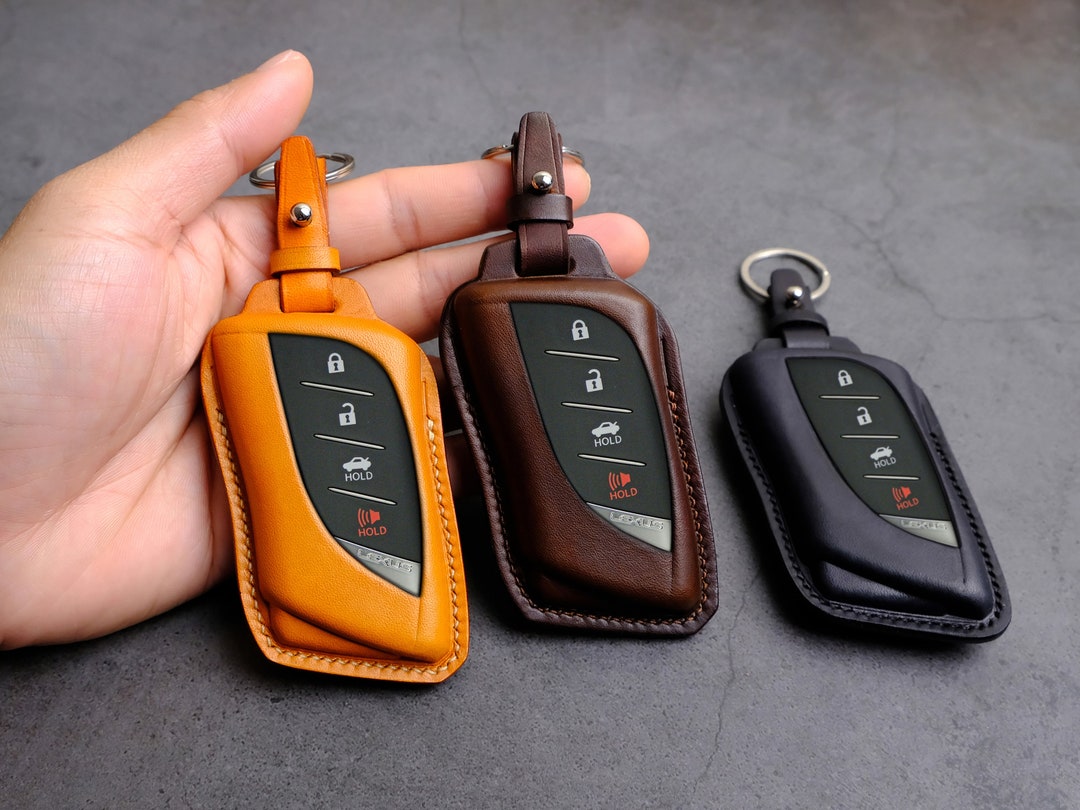 Lexus LS500 Key Fob Cover, Handcraft Leather Key Case for Lexus ES250 ...
