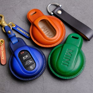 2024 MINI Cooper S 4-door Hardtop Key Fob Cover - Handcrated Leather ...