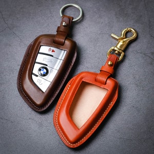 Leather Key Fob Cover for BMW X3 X5 X6 X7 F Series 520i - BMW ...