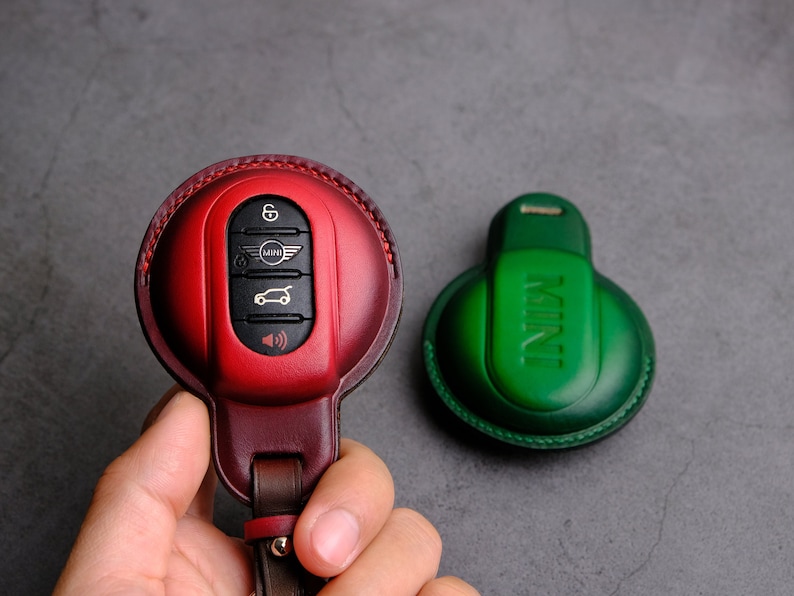 2024 Mini John Cooper Works JCW Key Cover - Leather Key Case for Mini ...