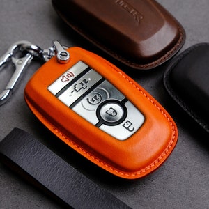 Ford Ranger Raptor XL XLT LARIAT Key Fob Cover - Leather Key Case for ...