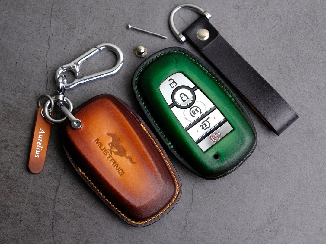 Cover for Ford Mustang Mach-e Cobra Shelby, Personalized Key Fob Cover ...