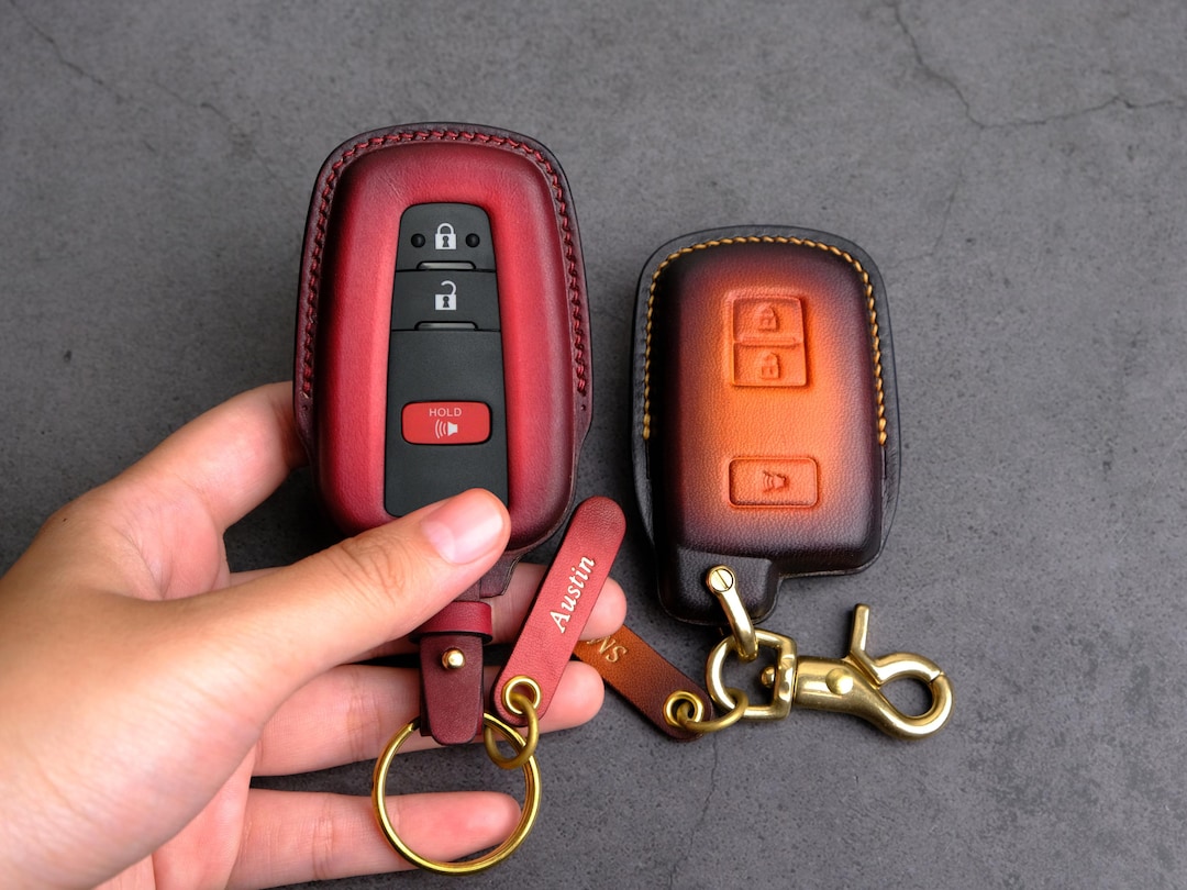 Toyota 4runner TRD Pro Key Fob Cover, Leather Key Case for 4 Runner SR ...