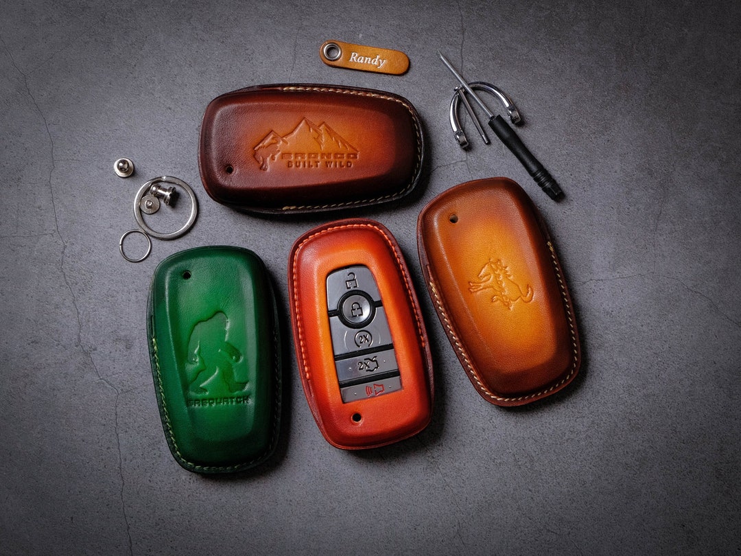 Ford Bronco Key Fob Cover 5 Buttons Ford Bronco Key Case Ford Bronco ...
