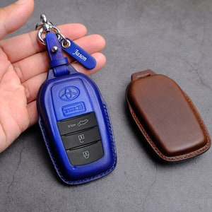 2023 2024 Toyota Corolla Cross Key Fob Cover, Personalized Leather Key ...