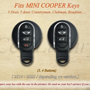 Mini Cooper Key Case Handcrated Leather Key Fob Cover for - Etsy