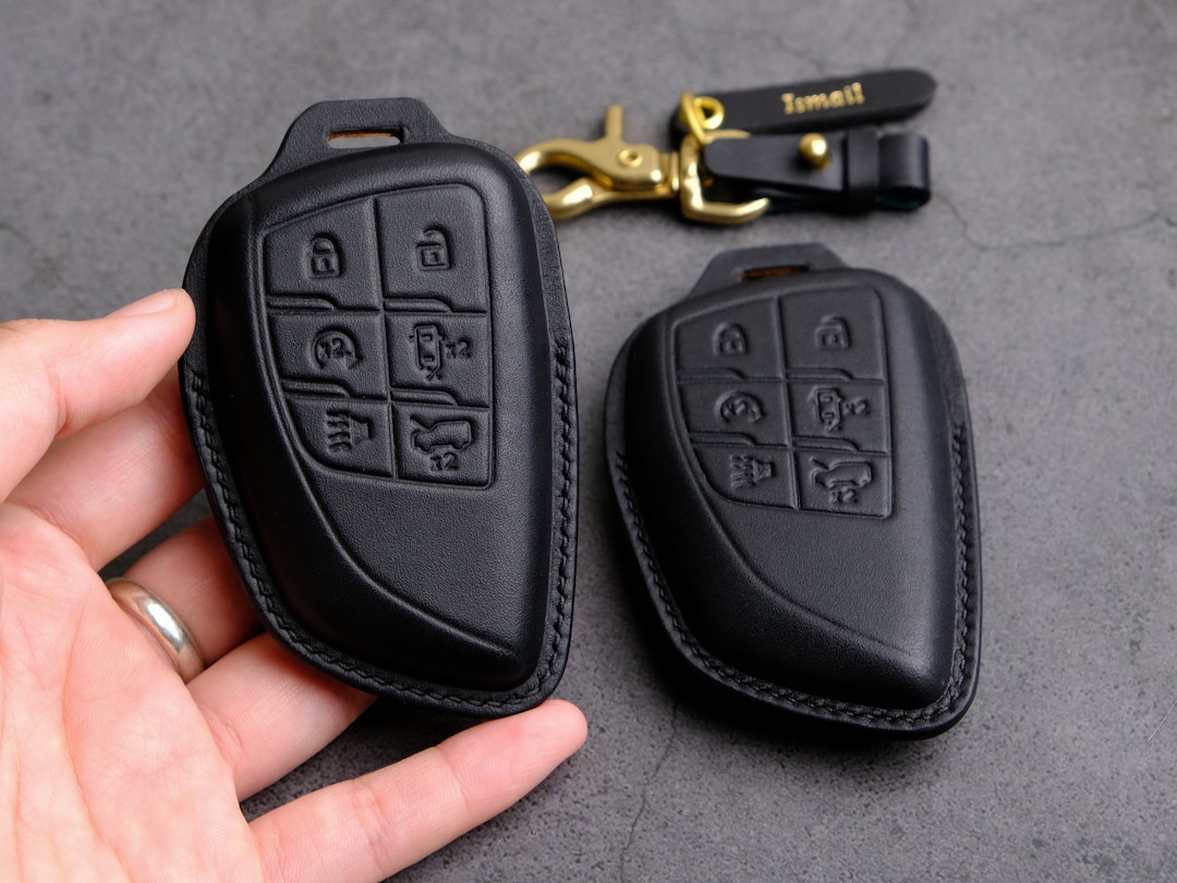 GMC Hummer EV Suv Key Fob Cover, Leather Key Case for Gmc Hummer Ev ...