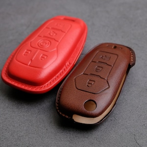 Ford Ranger Key Fob Cover, Leather Key Case for Ford F150 F250 F350 ...