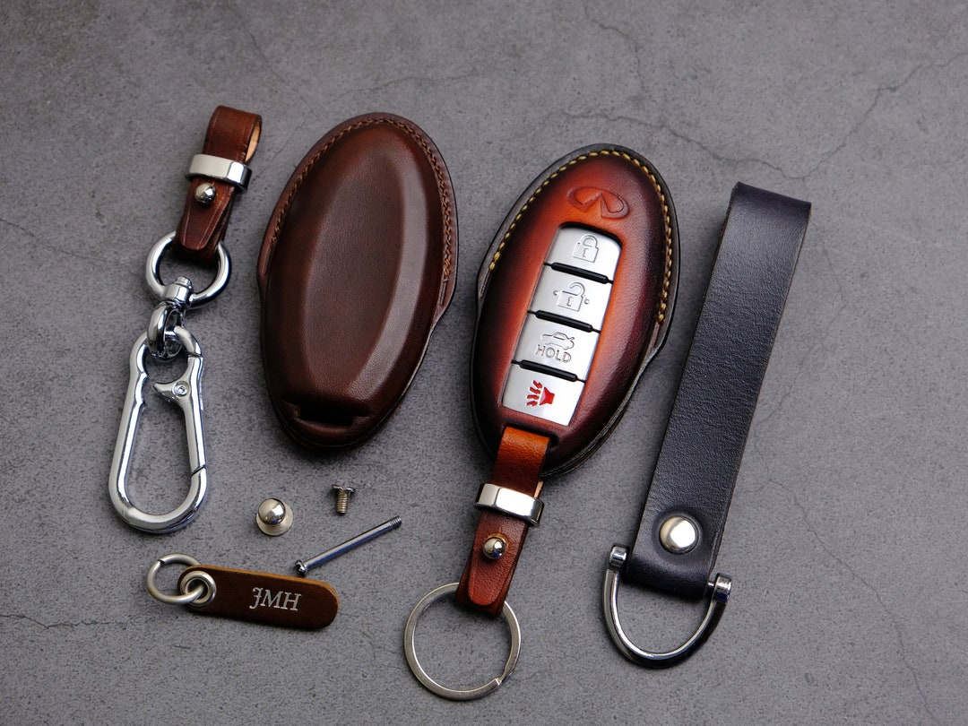 Infiniti Q50 Key Fob Cover, Personalized Leather Key Case for Infiniti ...