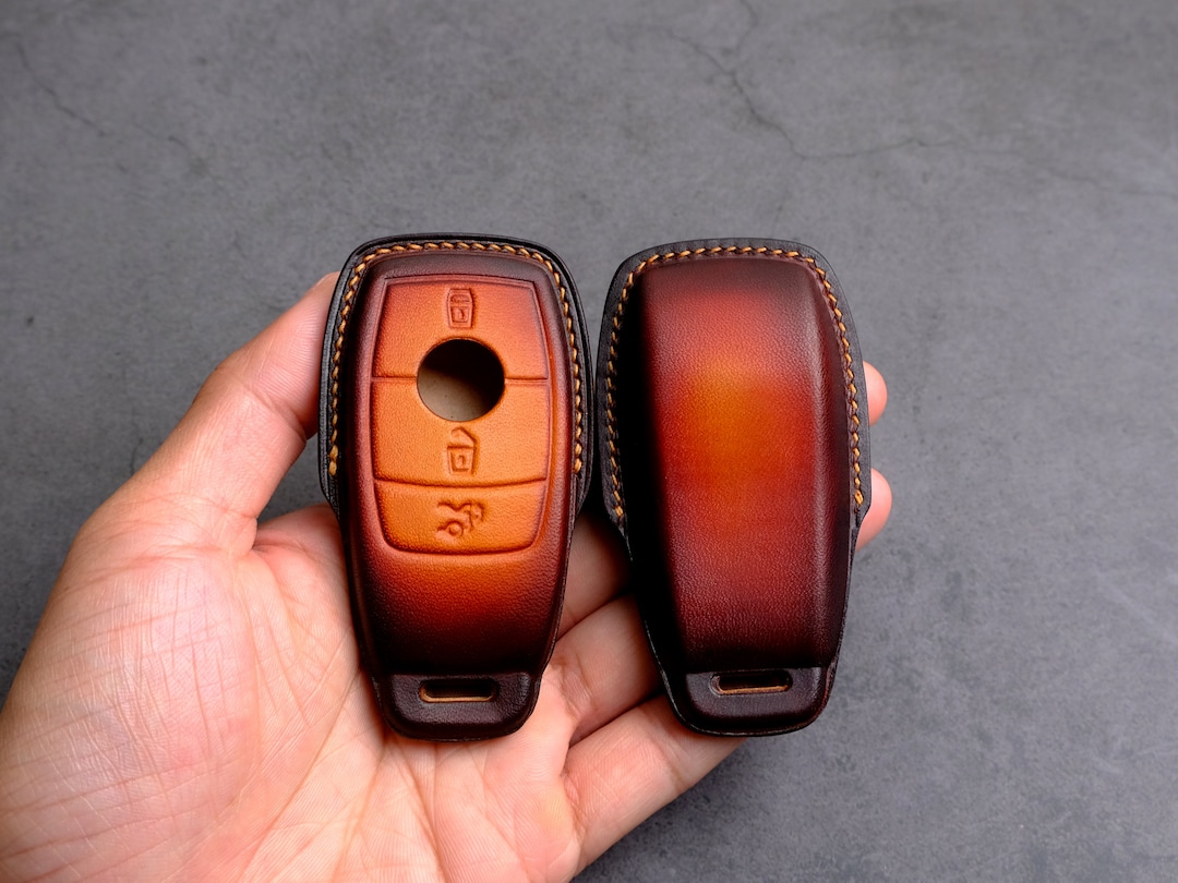Mercedes-benz GLE 350 450 450e 4MATIC Key Fob Cover - Leather Protector ...