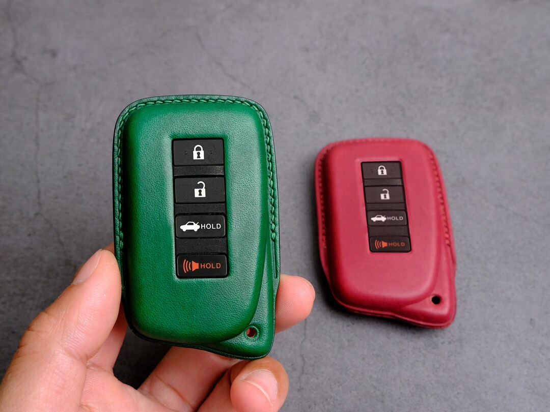Lexus RX NX ES Key Fob Cover - Handcraft Leather Key Case for Keyless ...
