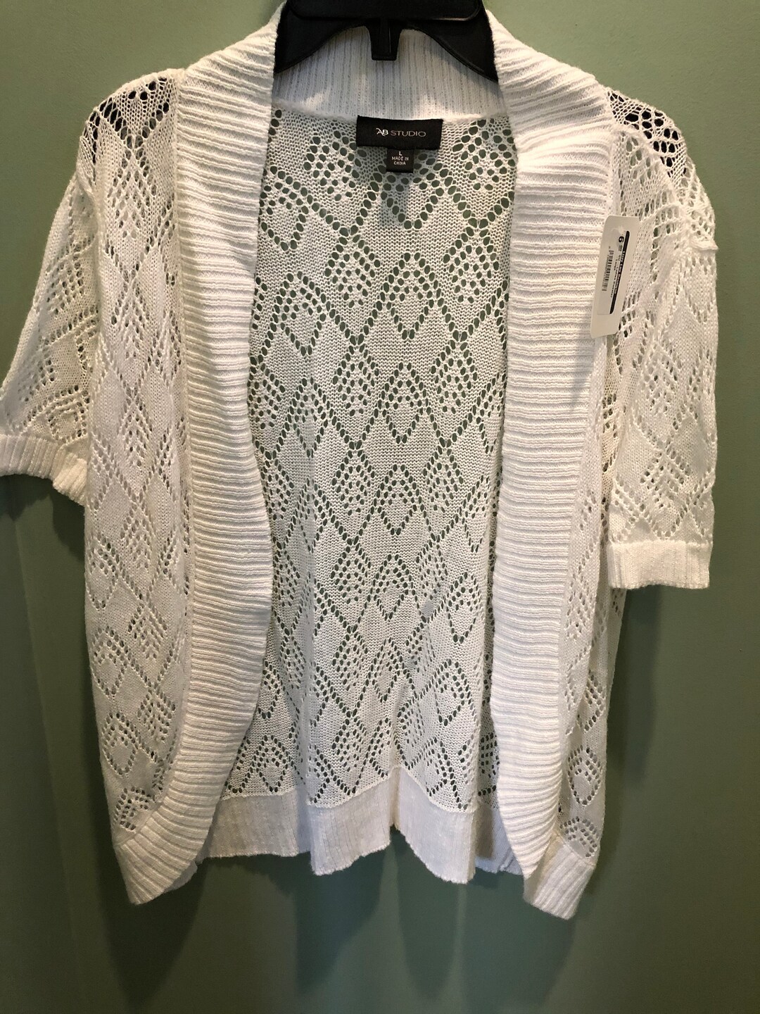 AB Studio Cardigan Sweater -size L - Etsy