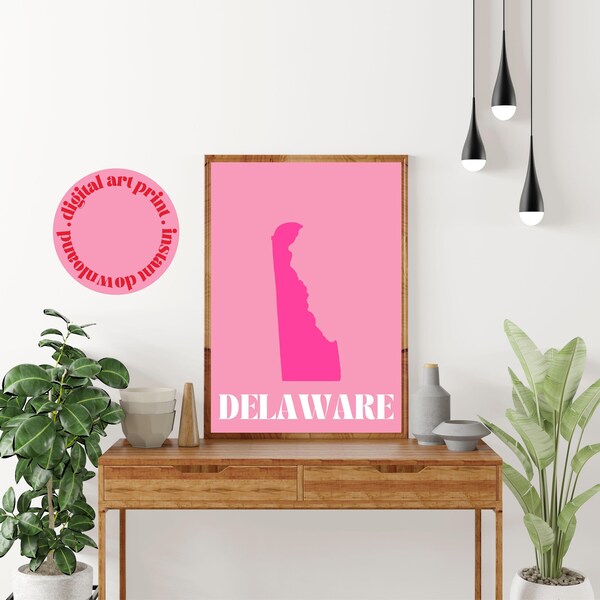 Delaware Print - Etsy