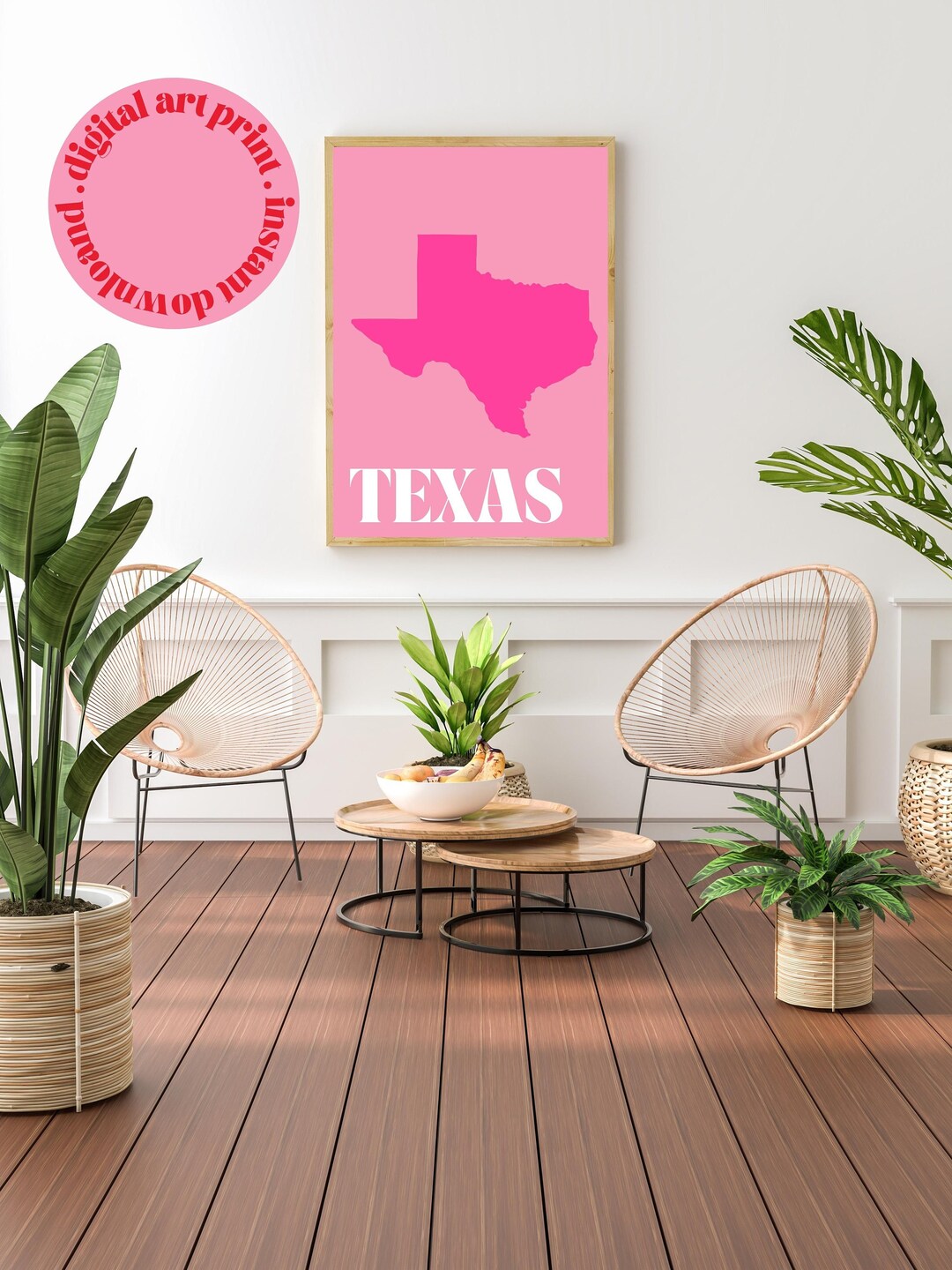 Texas State Art Print Home State Modern Wall Art Texas Wall - Etsy