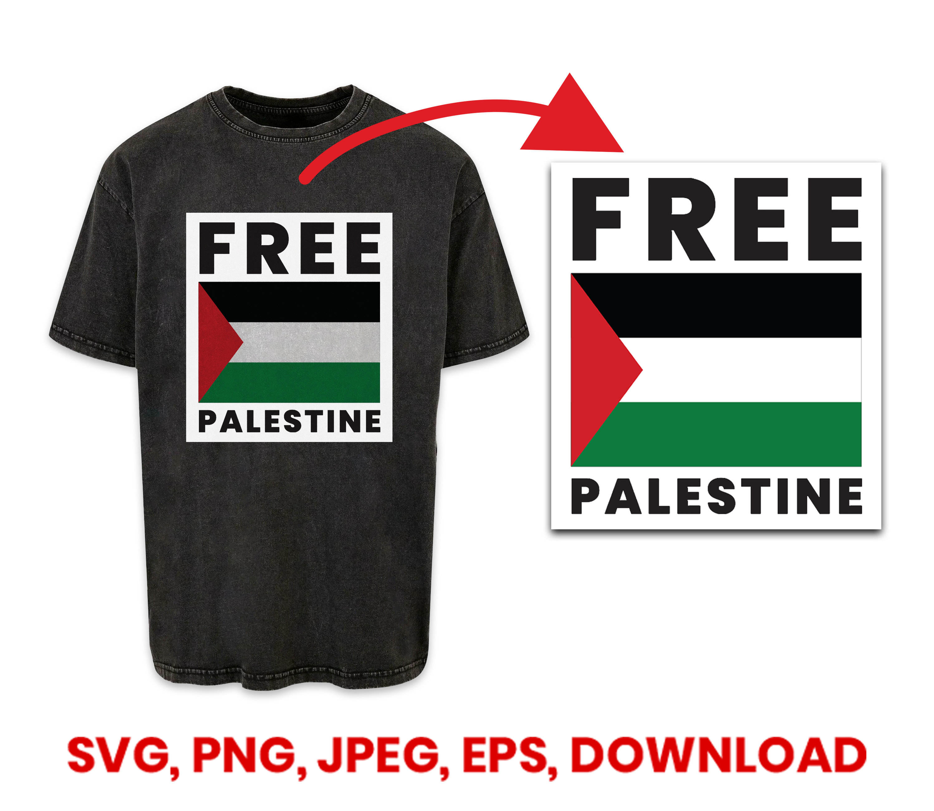 Free Palestine Svg, Circuit Palestine T-shirt, Gaza Svg, Protest Tee ...