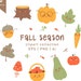 Fall PNG Clipart Bundle, Cute Character Design - Pumpkin PNG, Acorn ...