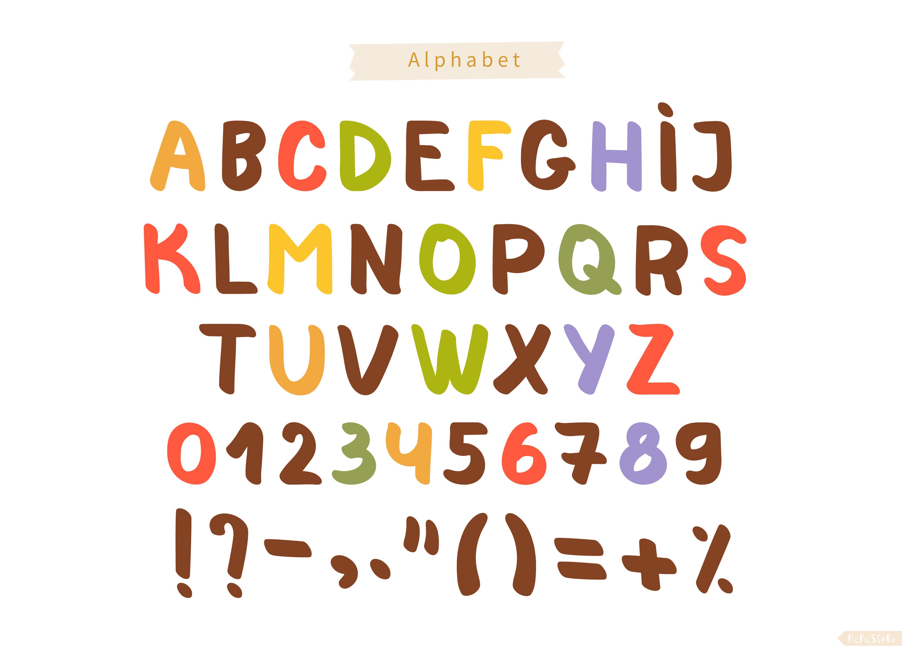 Cute Fruits and Veggies Digital Clipart, Kawaii Fruit Digital Print ...