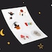 Spooky Halloween Clip Art Set, Witch Hat, Witch, Black Cat, Ghost, Bat ...