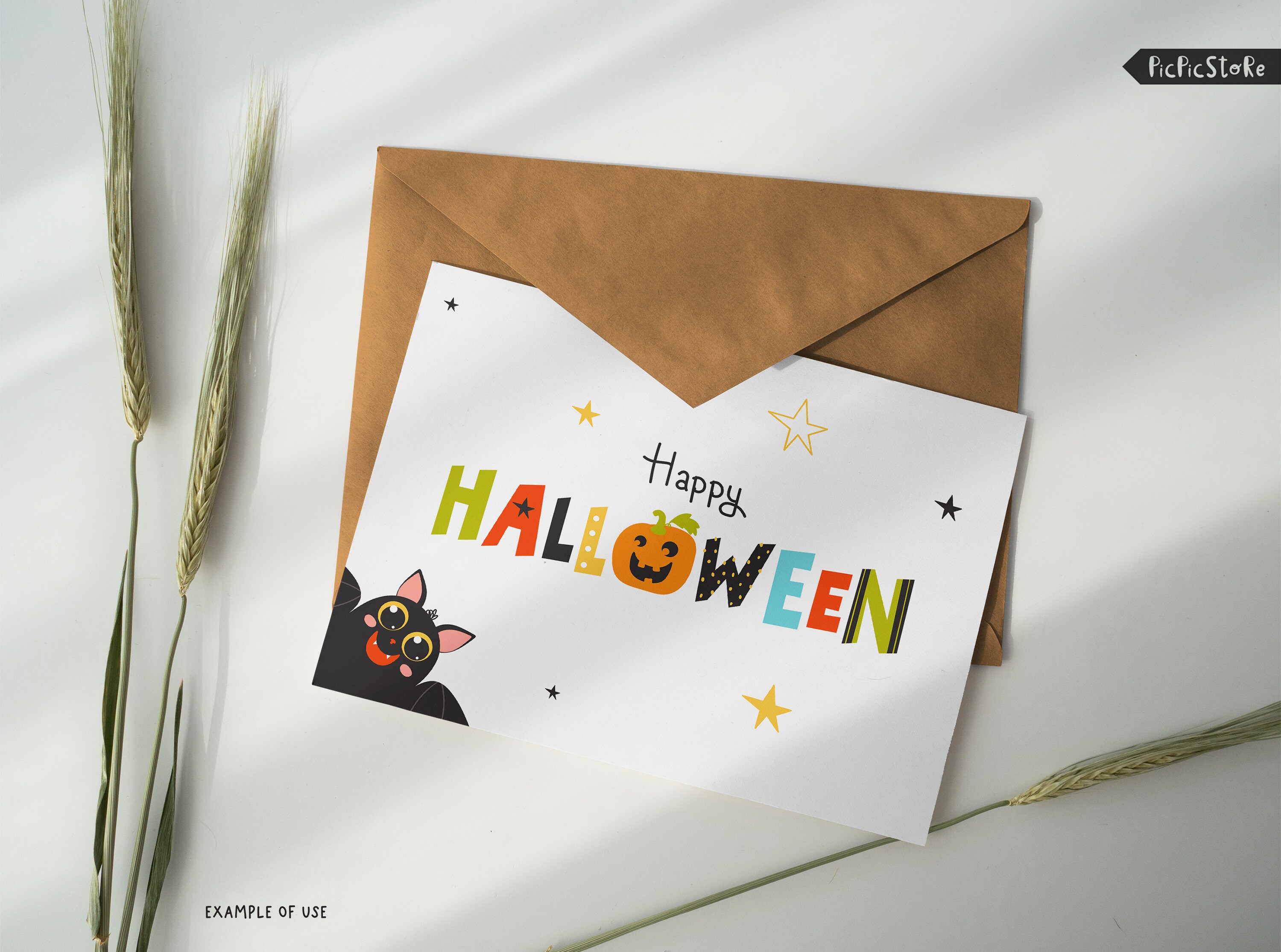 Happy Halloween Digital Clipart Set Spooky Collection of - Etsy