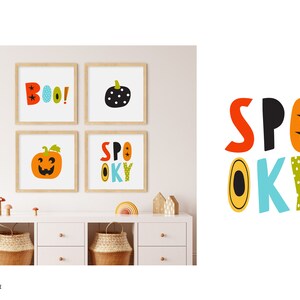 Happy Halloween Digital Clipart Set Spooky Collection of - Etsy