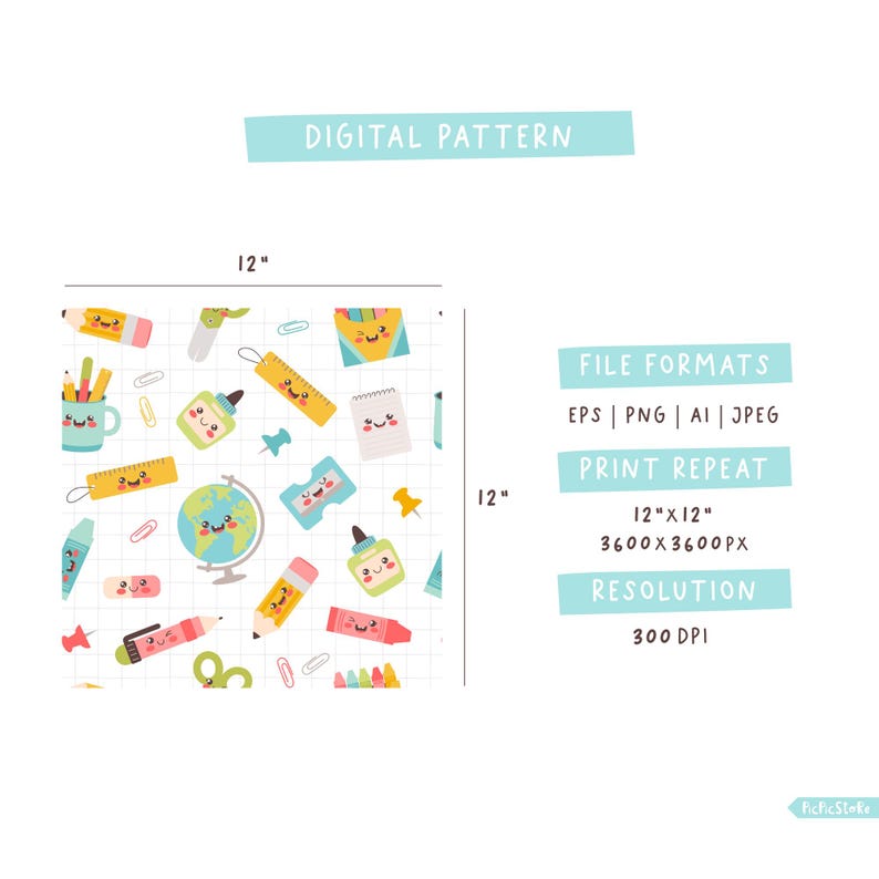 Back to School PNG Bundle: 35 School Supplies Digital Clipart, 1 ...