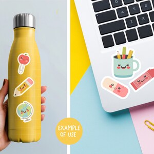 Funny Stickers - Playful School Supplies, Back to School PNG Collection ...