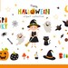Happy Halloween Digital Clipart Set Spooky Collection of - Etsy