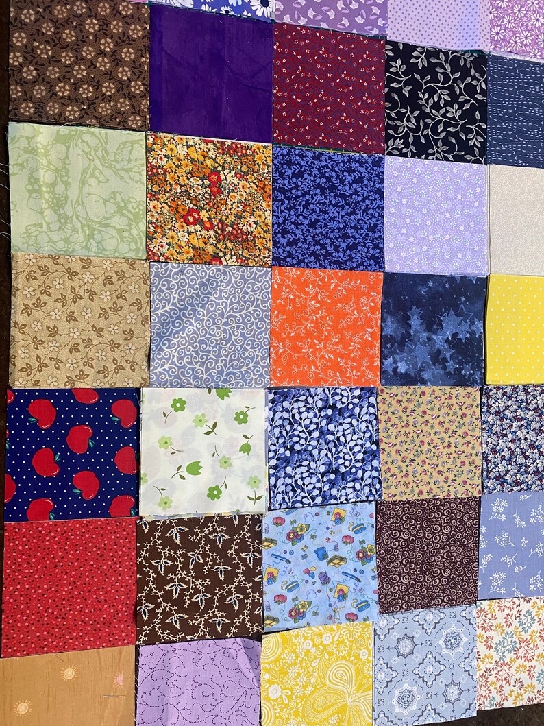 Cotton Fabric Squares: 3x3 Inch Quilting Variety Pack (100 Pc) - Etsy