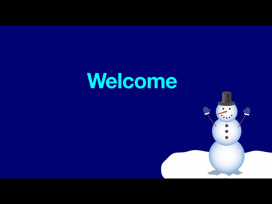 Winter Themed Power Point Backgrounds - Etsy