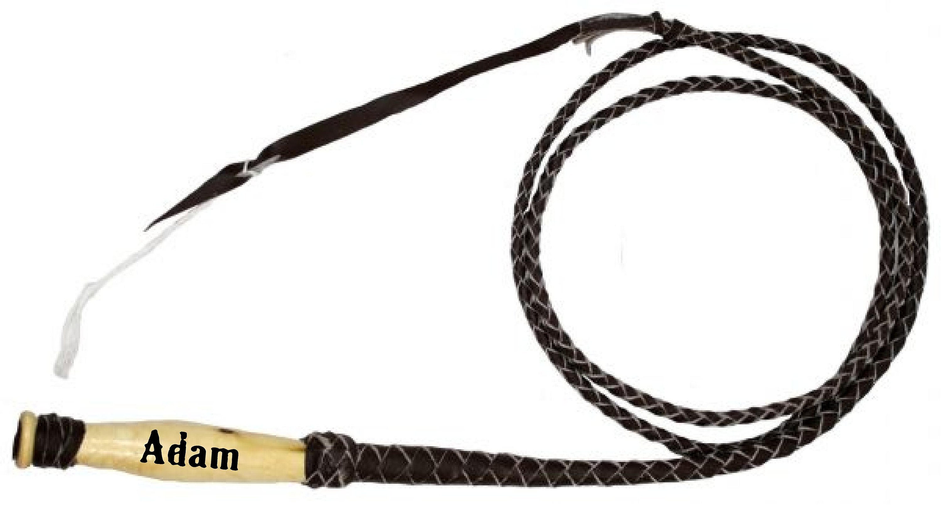 Custom Bullwhip With Name on Wooden Handle - Etsy