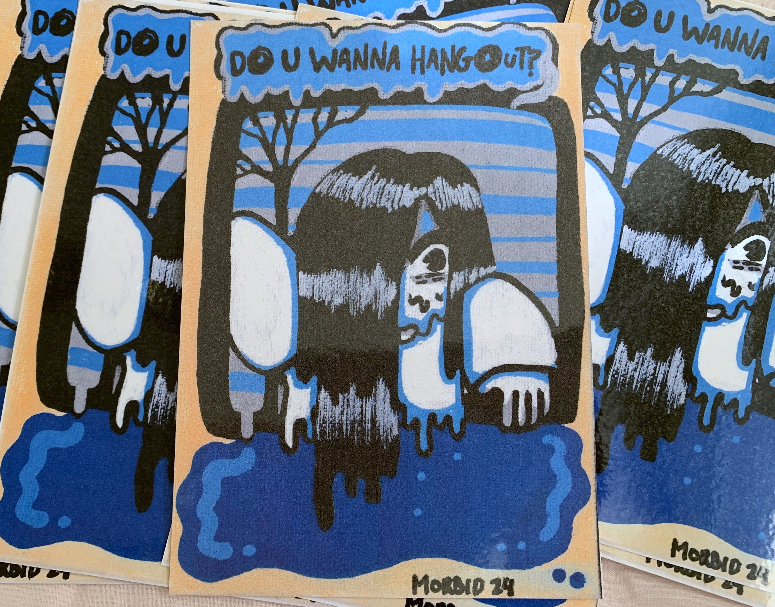 Kawaii Sadako ~ Creepy Cute Ringu Horror Art Print ~ 4.5 X 6.5" Small ...