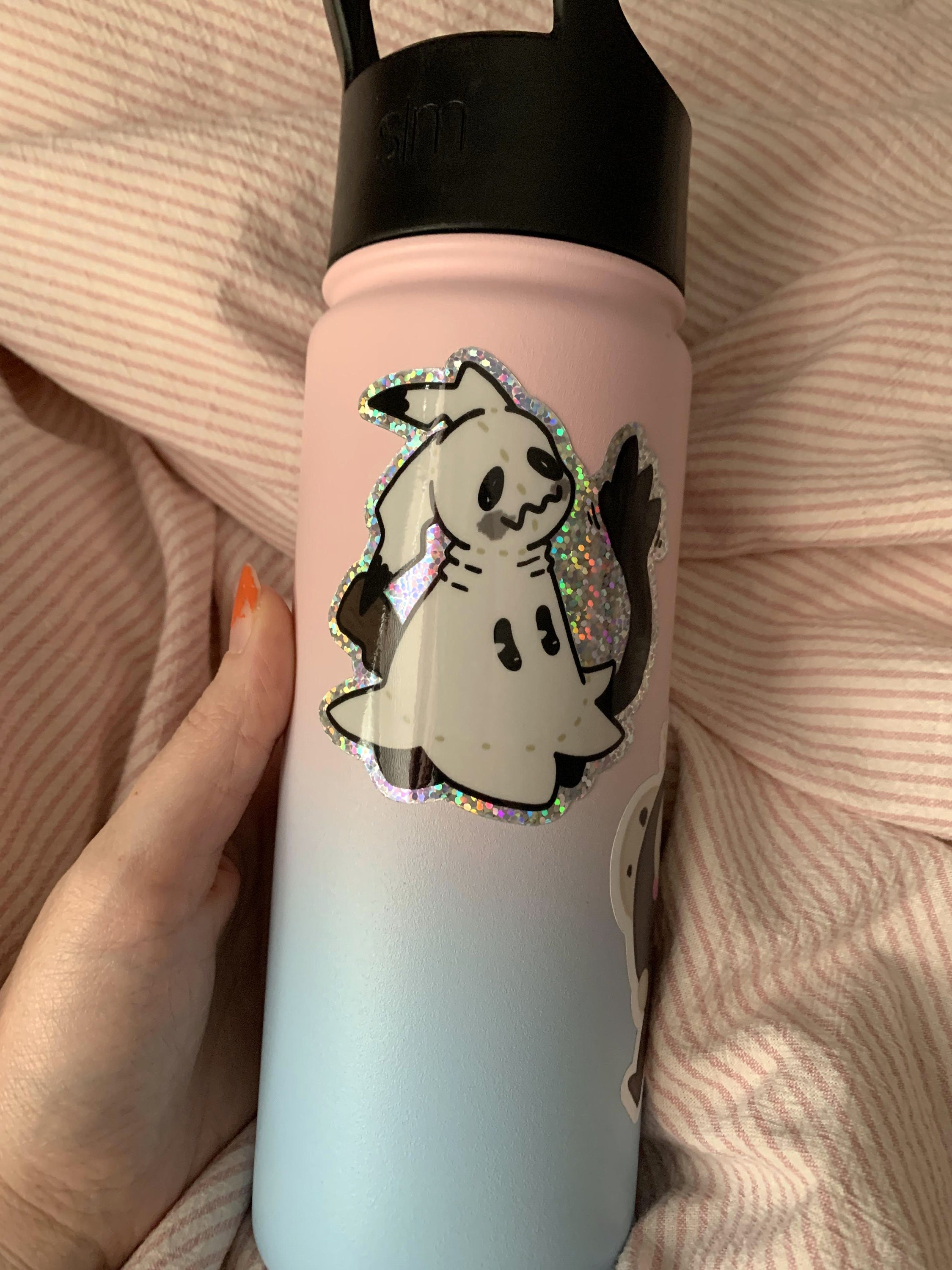 Vinyl Glitter Sticker ~ PKMN Mimikyu 2.6 X 3" Sticker Decal - Etsy