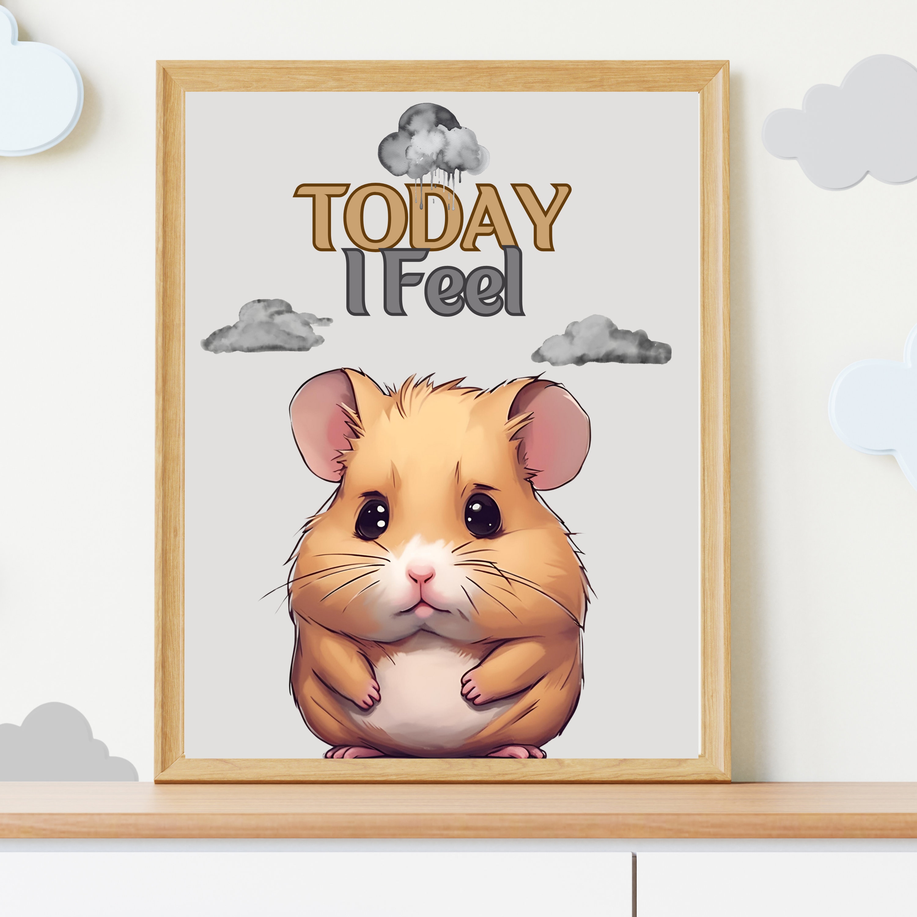 123 Happy & Sad Hamsters, Realistic, Cartoon, 300dpi PNG, Hamster ...