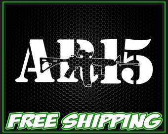Ar 15 Vinyl Decal | Etsy