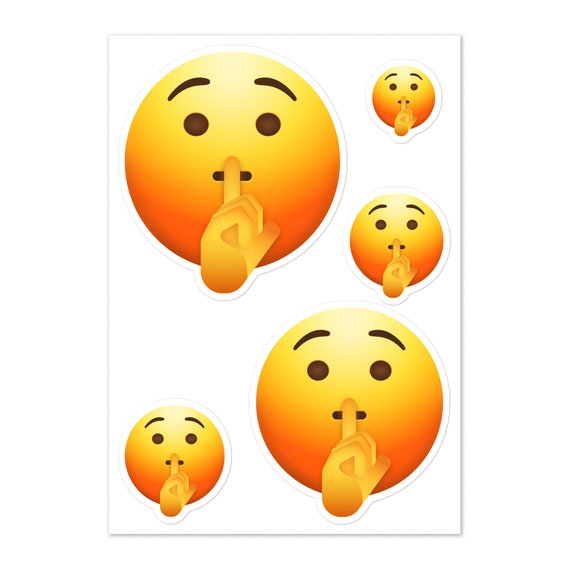 Quiet Face Emoticon