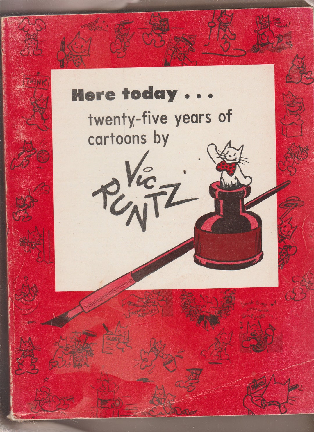 Twenty-five Years of Cartoons by Vic Runtz Large Softcover - Etsy