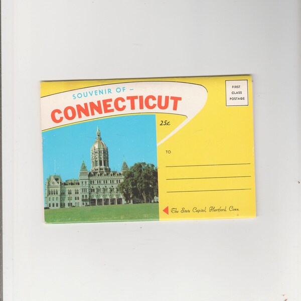 Connecticut Postcard - Etsy