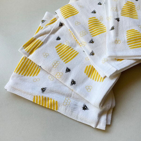 Bee Napkins - Etsy